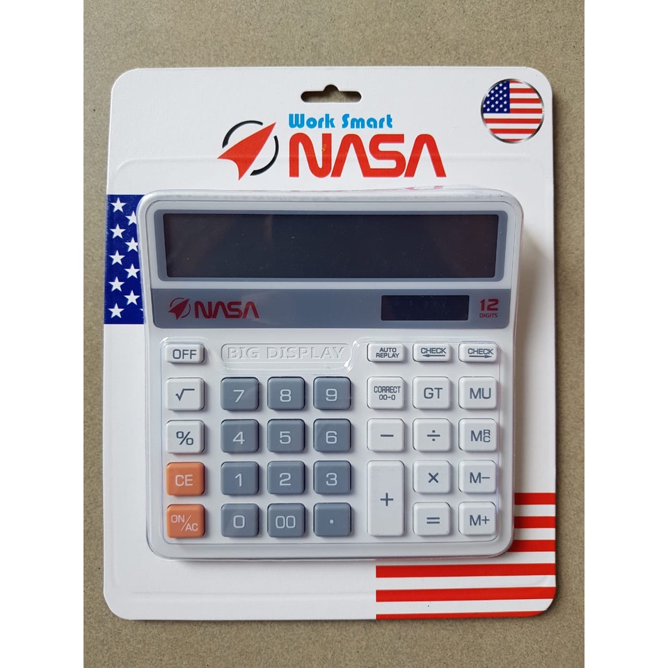 Jual Kalkulator NASA 12 Digit ( BIG DISPLAY ) LAYAR BESAR. UK: 14.5 CM ...