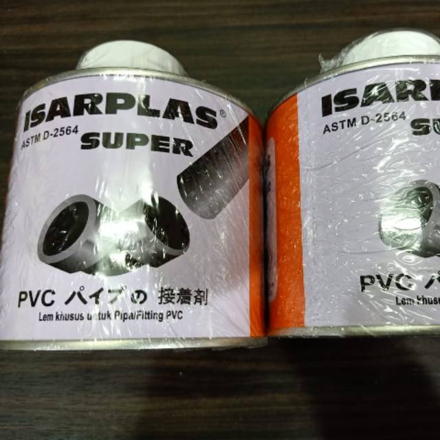 Jual Lem Pipa ISARPLAS kaleng # 400gr per kaleng | Shopee Indonesia