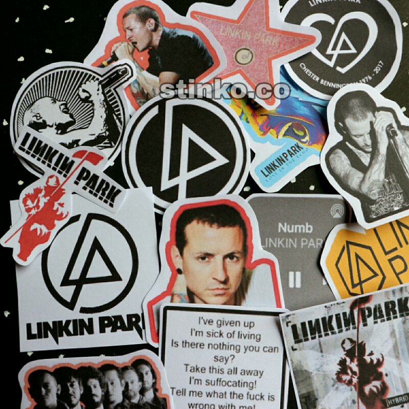 Jual [15PCS] STICKER LINKIN PARK/CHESTER BENNINGTON STICKER ISI 15 ...