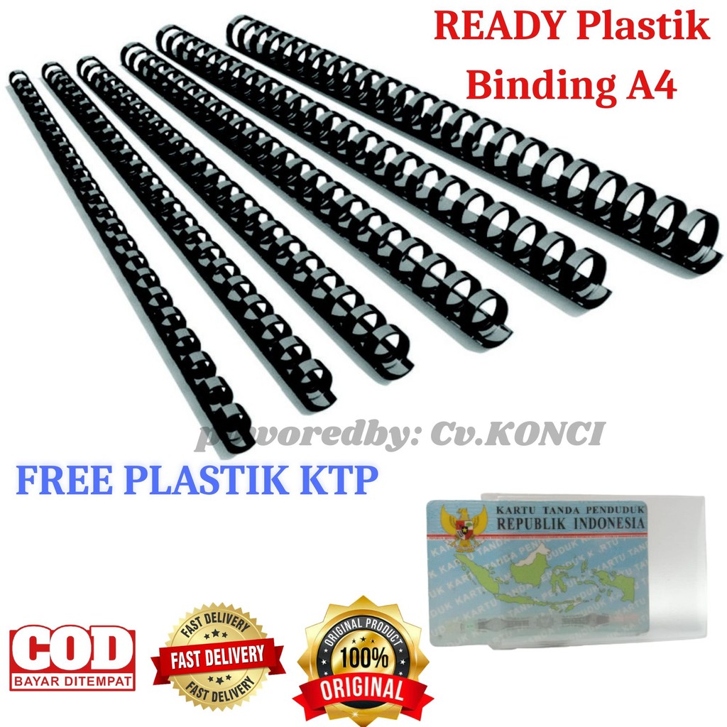 Jual Jilid spiral plastik binding A4 kertas buku file buku tulis kertas ...