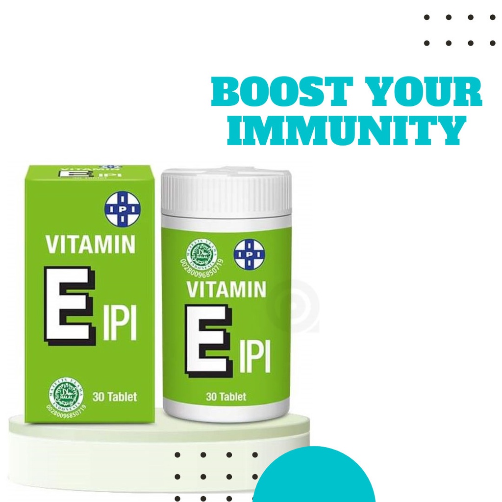 Jual Vitamin E IPI 50 IU- Isi 30 Tablet | Shopee Indonesia