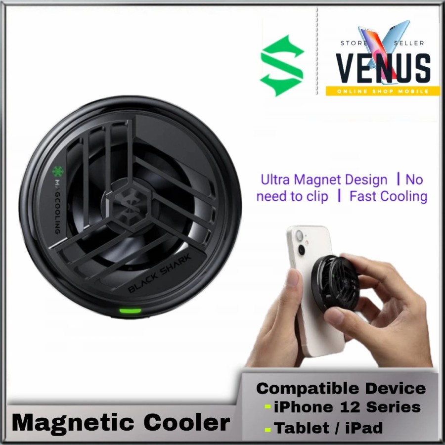 Jual Black Shark Magnetic Cooler Phone Gaming Funcooler Handphone ...