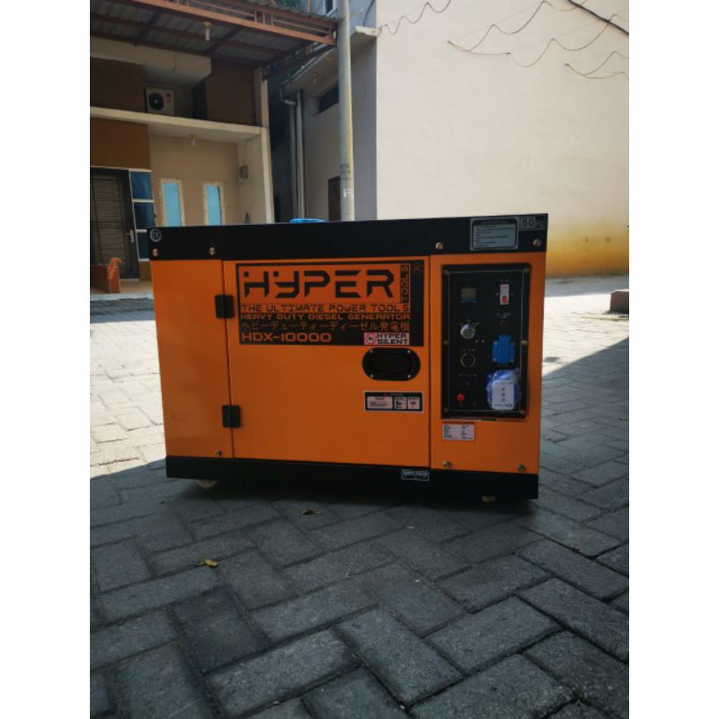 Jual Promo HDX 10000 GENSET GENERATOR SILENT SOLAR 7000 WATT 7 KVA HYPER | Shopee Indonesia