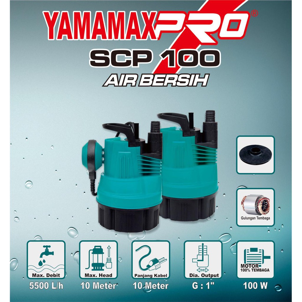 Jual POMPA CELUP YAMAMAX SCP-100 dan SCP-258 MANUAL DAN OTOMATIS (pompa ...