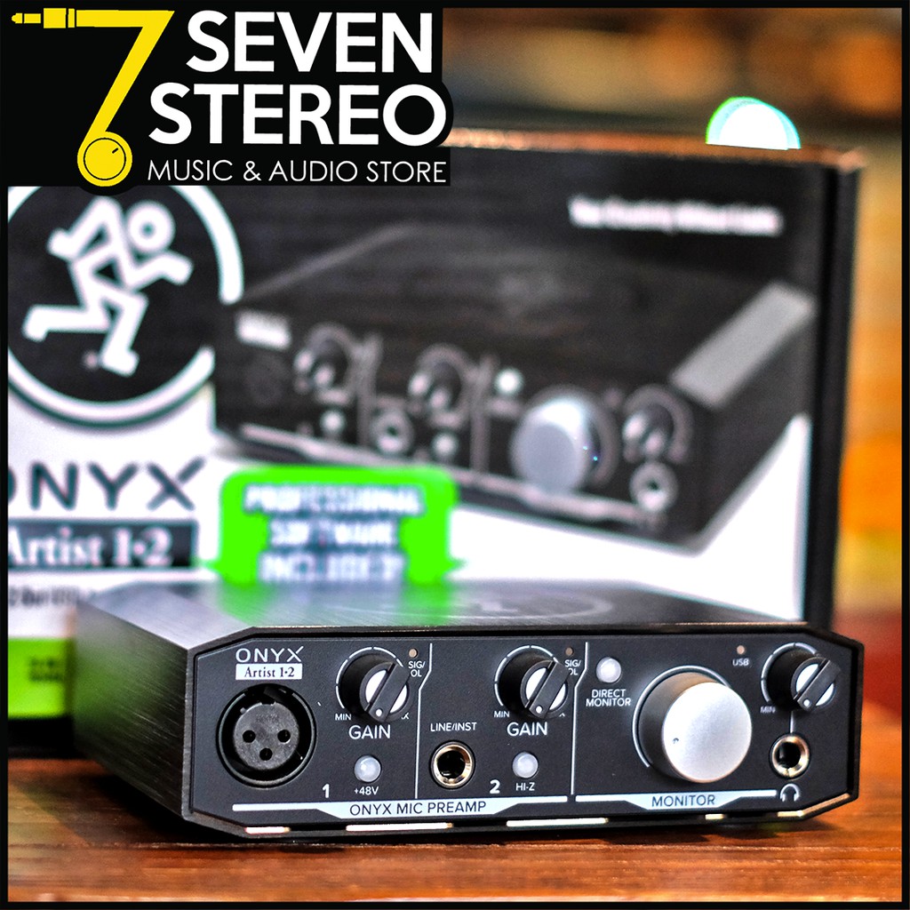 Jual Mackie Onyx Artist 1-2 1.2 2x2 USB Audio Interface Soundcard ...