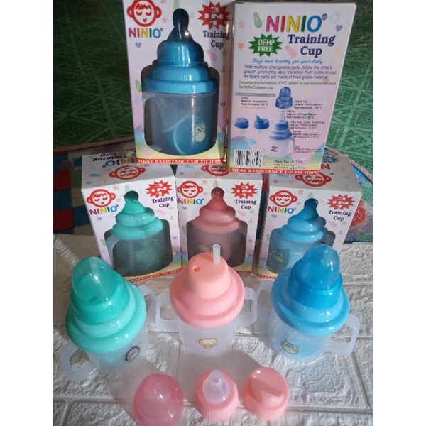 Jual Training cup 3 in 1 ninio / cangkir 3in1 ninio (free bubble wrap ...