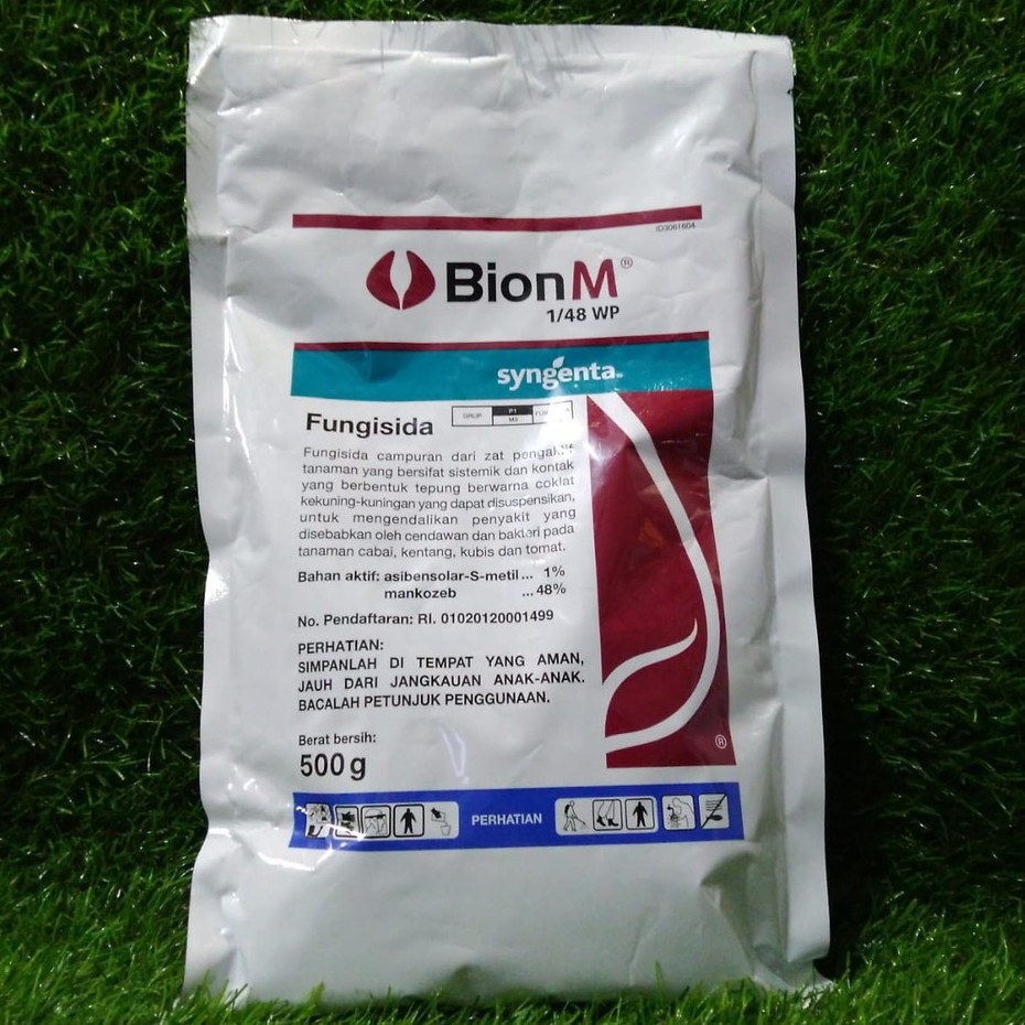 Jual BionM 1/48 WP 500 Gram/Bion M/fungisida campuran dari zat tanaman/untuk penyakit cendawan ...