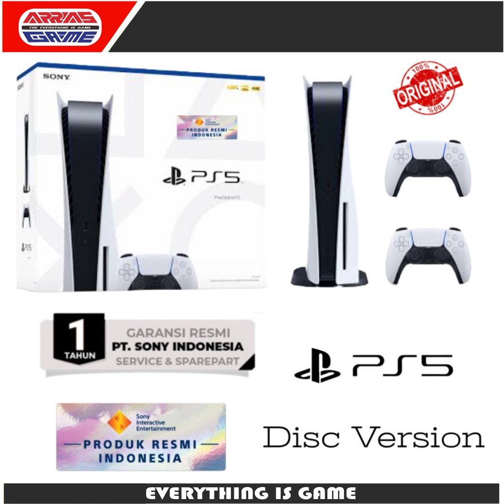 Jual PS5 - Sony Playstation 5 Region Asia - Sony Resmi INDO | Shopee ...