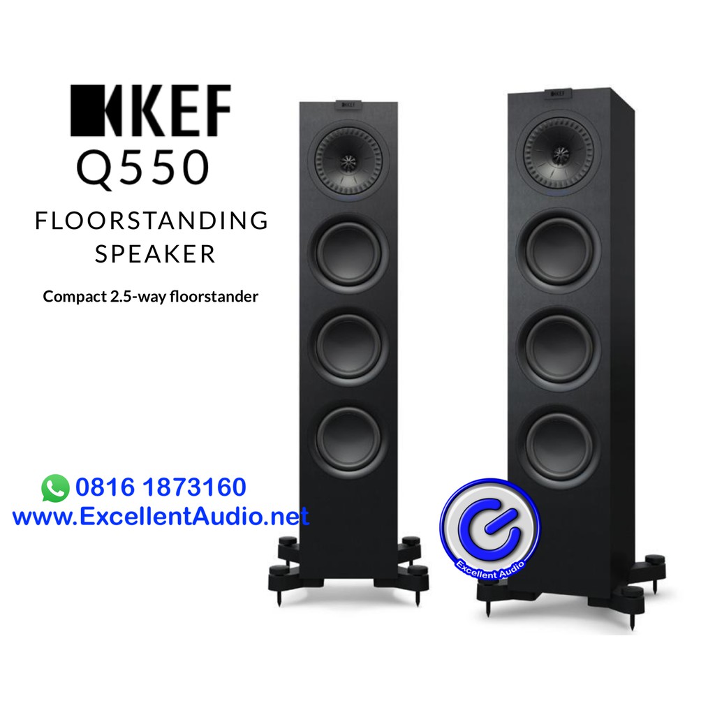 Jual KEF Q550 pasif floorstanding speaker | Shopee Indonesia