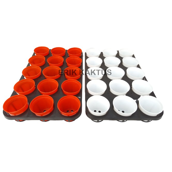 Jual Tray Pot Bulat + Pot 8cm | Shopee Indonesia