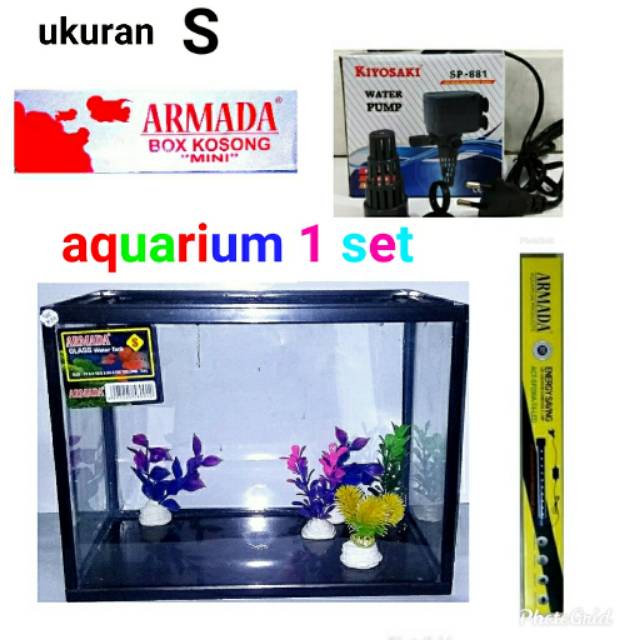 Jual Aquarium fiber akrilik 1 set ukuran S | Shopee Indonesia