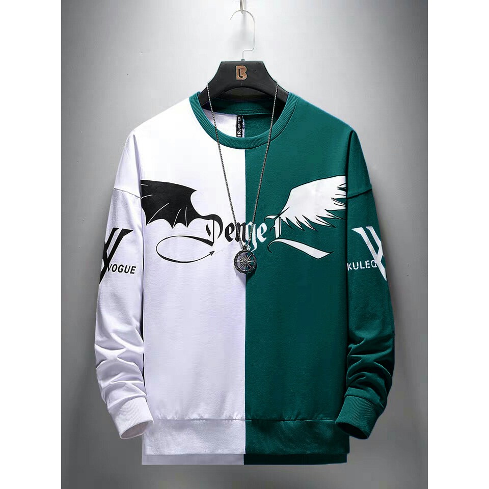 Jual Yu Taka - Sweater Pria Denger Sweater Kombinasi Kaos Lengan ...