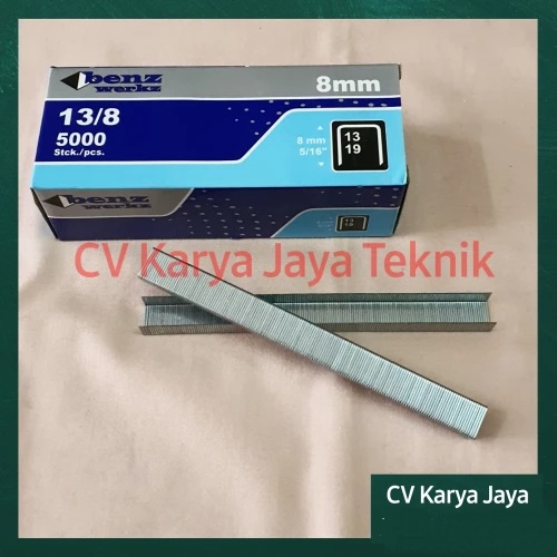 Jual Isi Staples Tembak Benz 8 mm (5000 pcs) / Refill Staples Gun ...