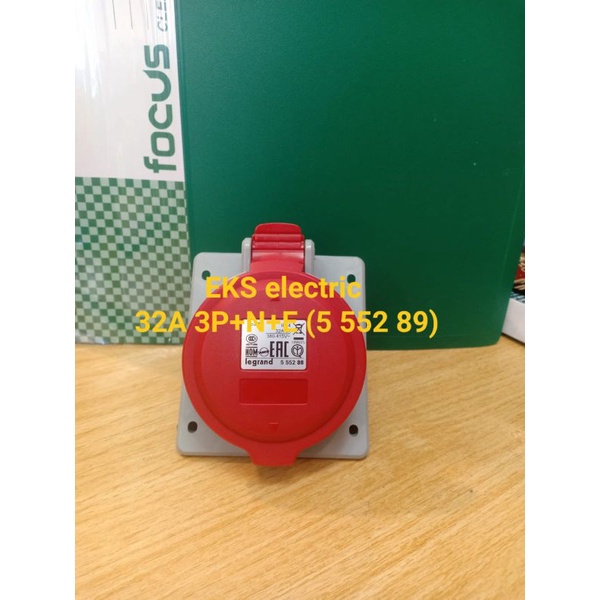 Jual Panel Mounting Legrand 32A 3P+N+E 5Pin Socket Female | Shopee ...