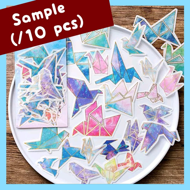 Jual Flake Stickers Washi - Paper Cranes (Sample /10 pcs) | Shopee ...