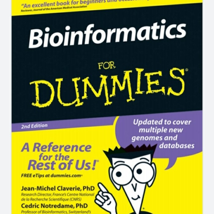 Jual Buku Cetak Bioinformatics For Dummies by: Jean-Michel Claverie Ph ...
