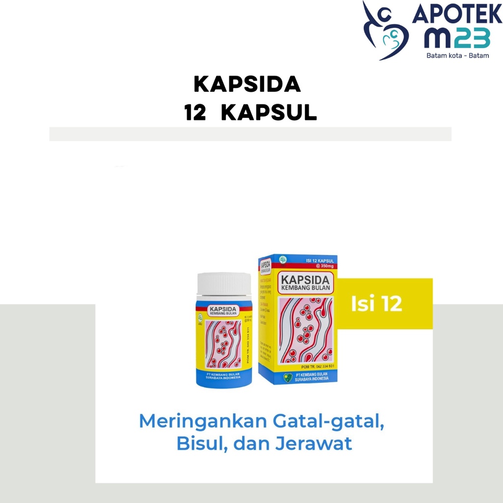 Jual Kapsida Kembang Bulan 12 Kapsul - Obat Gatal, Bisul, Jerawat, dan ...