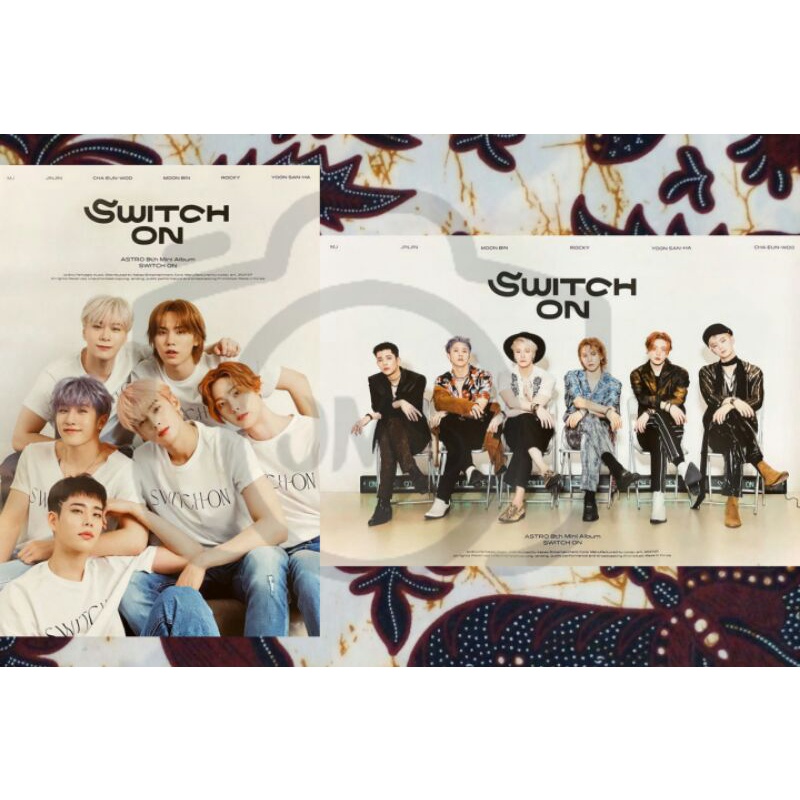 Jual [POSTER SET] Astro Mini Album Switch On Ver On Off PC Photocard eunwoo sanha jinjin rocky ...