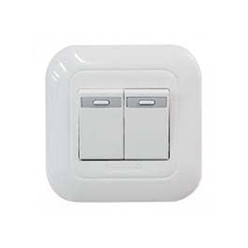 Jual Saklar Double Seri Panasonic IB Putih Switch WEJ 5531 WEJ 78029W ...