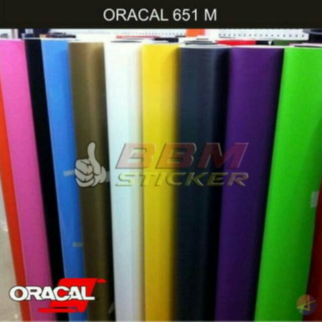 Jual Stiker Oracal Sticker 651 Dof, Glossy 126 X 50cm | Shopee Indonesia
