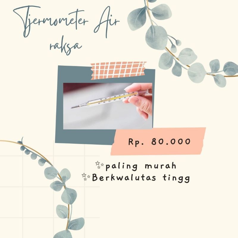 Jual thermometer Air Raksa/Berkwalitas | Shopee Indonesia