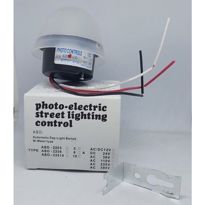 Jual Saklar Sensor Cahaya Lampu Otomatis Waterproof AS-20 AC-220V ...