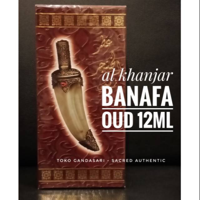 Jual Al khanjar Banafa oud banafe oud al kanjar 12 ml Murni segel non ...