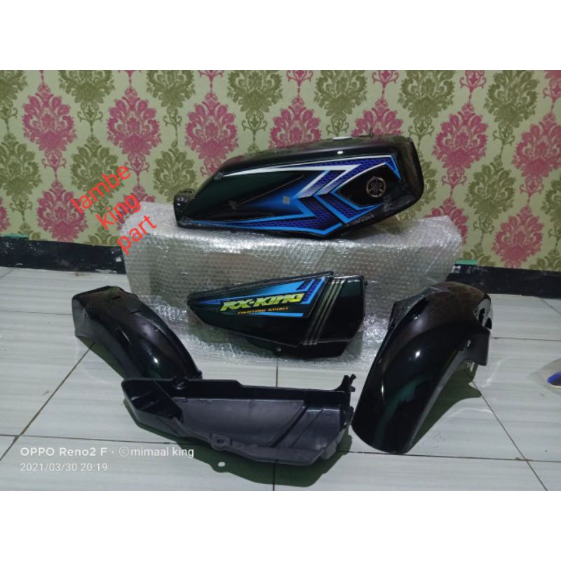 Jual Tangki RX king full set 2004 hitam biru | Shopee Indonesia