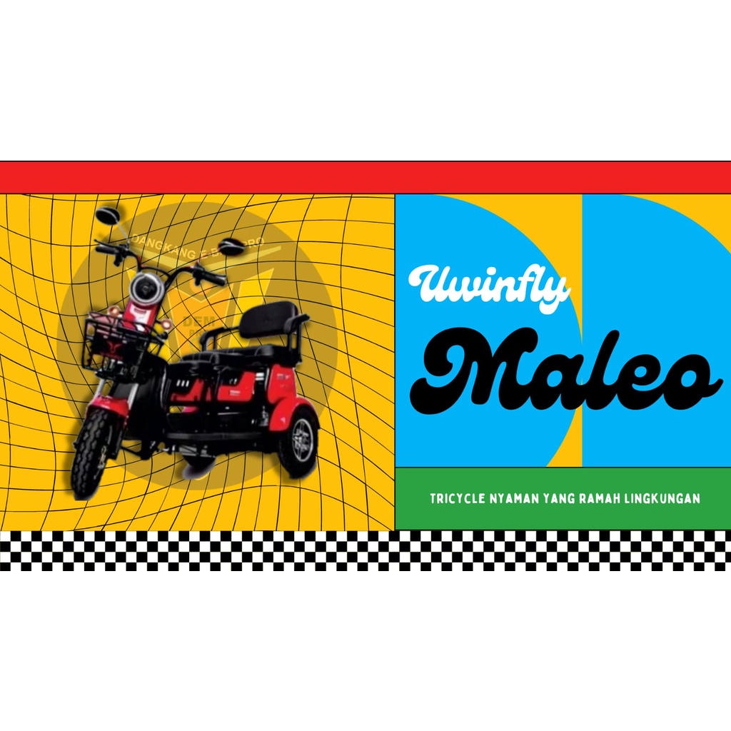 Jual Sepeda Motor Listrik Uwinfly Maleo Roda Tiga Disc Brake By UWINFLY ...