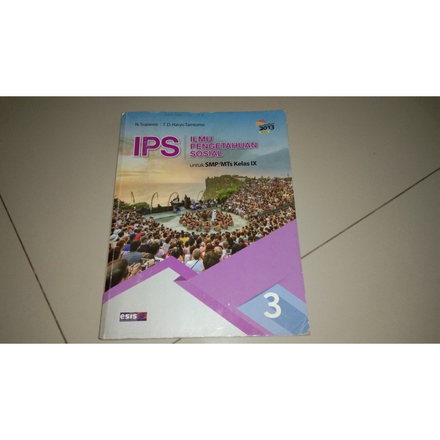 Jual buku IPS - ilmu pengetahuan sosial kelas IX 9 SMP esis | Shopee ...