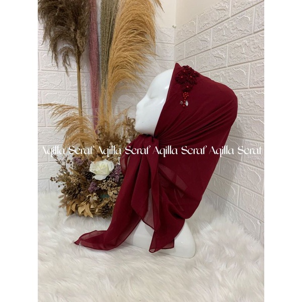Jual Hijab Segi Empat Bunga/segi empat bando bunga/S4 bella square ...