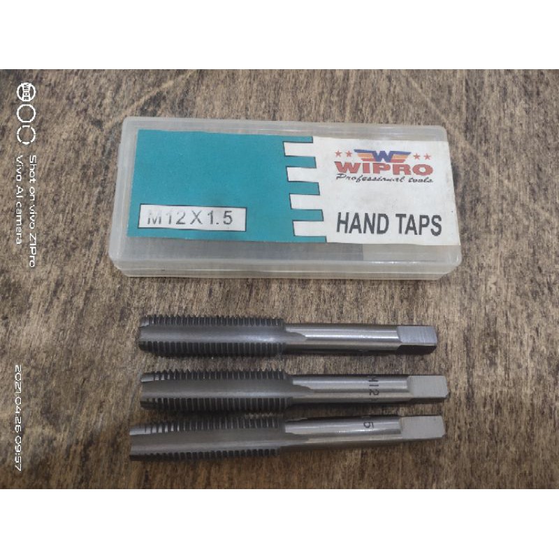 Jual Mata Hand Taps M12X1.5 Derat Baud Drat Baut 17 Alat Bikin Ulir ...