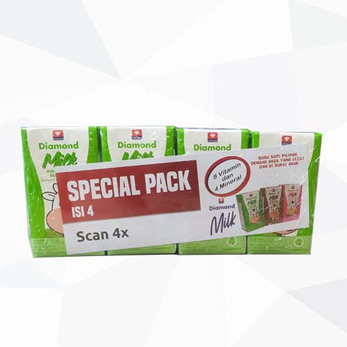 Jual DIAMOND UHT MILK CEREAL 125 ML SPC PACK 4 PCS | Shopee Indonesia