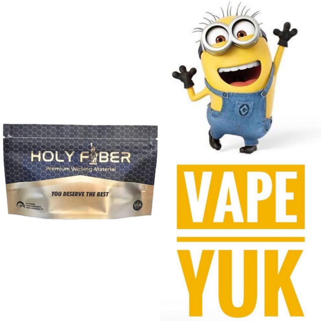 Jual HOLY FIBER USA AUTHENTIC PREMIUM WICKING COTTON KAPAS VAPE ...