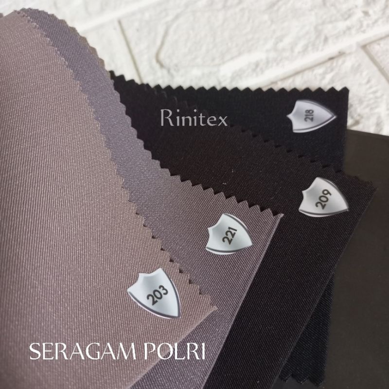 Jual kain zhivago newfeel maxistyle warna khusus seragam polisi polri ...