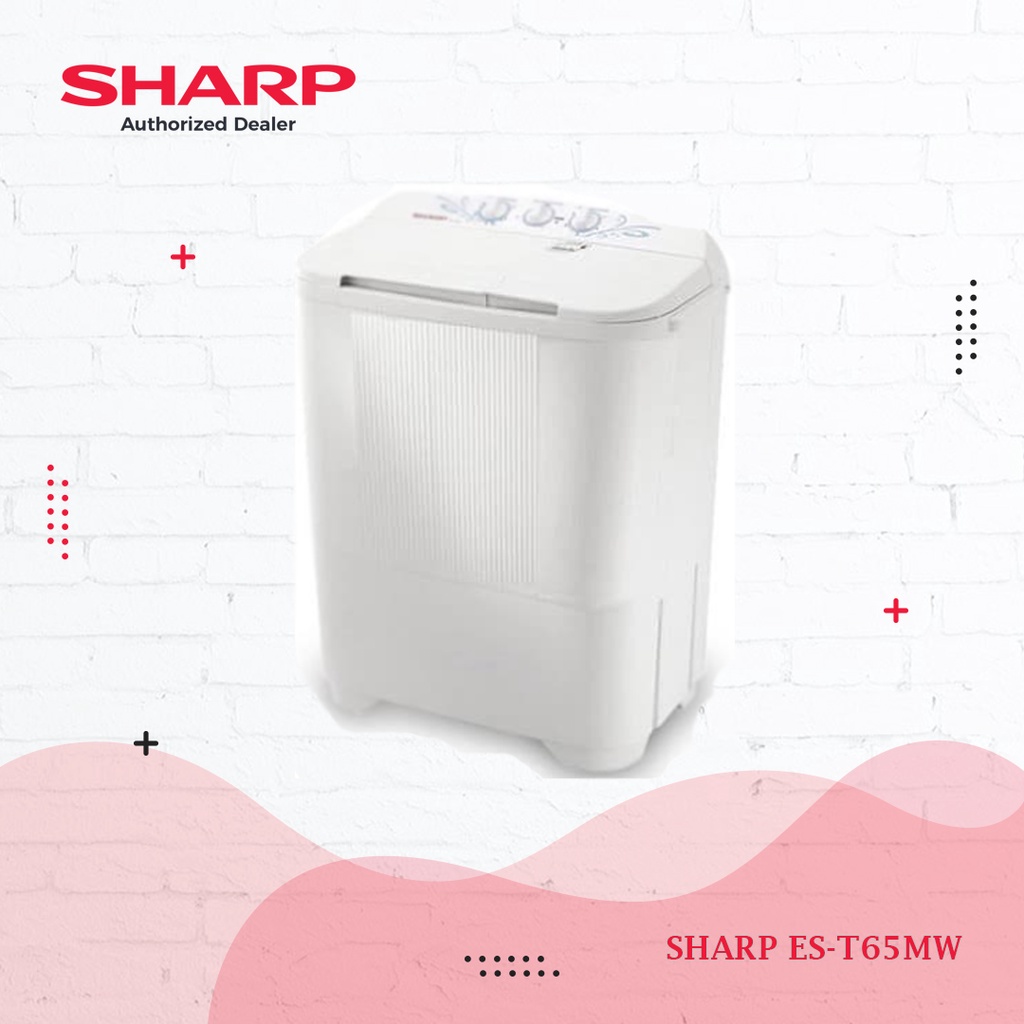 Jual MESIN CUCI SHARP 2 TABUNG MURAH 7 KG ES-T70MW GARANSI RESMI ...