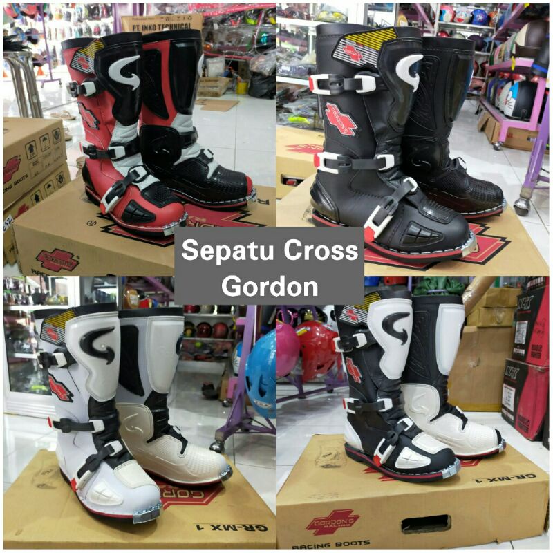 Jual Sepatu Cross Gordon GRMX Boots Original Trail Safety | Shopee ...