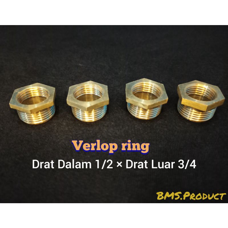 Jual sambungan nepel Verlop ring Onda / Verlop ring / sambungan v ring ...