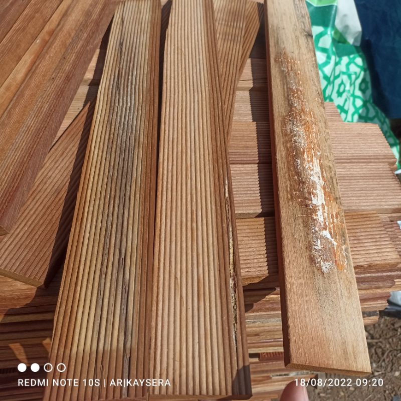 Jual Kayu Decking Bengkirai Murah Serbaguna Rijec Afkir Ex Ekspor ...