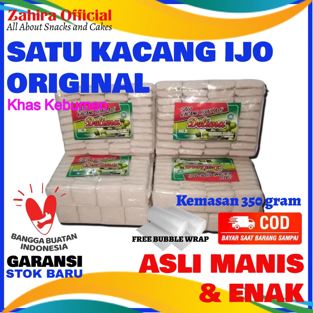 Jual Kue Satu Kacang Hijau Ijo Makanan Tradisional Lebaran Asli Kebumen ...
