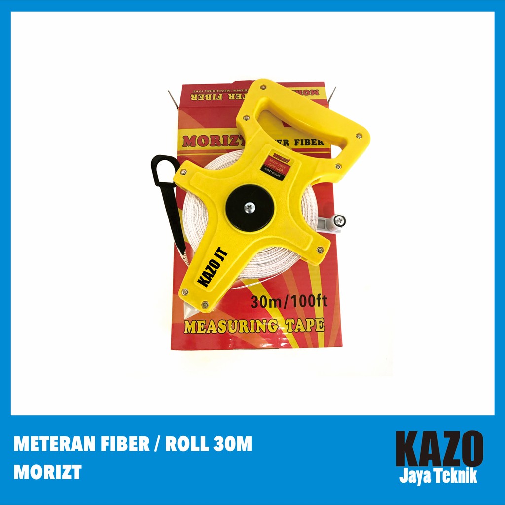 Jual Meteran Fiber PVC 30m / Meteran Tancap / Meteran Tanah / Meteran ...