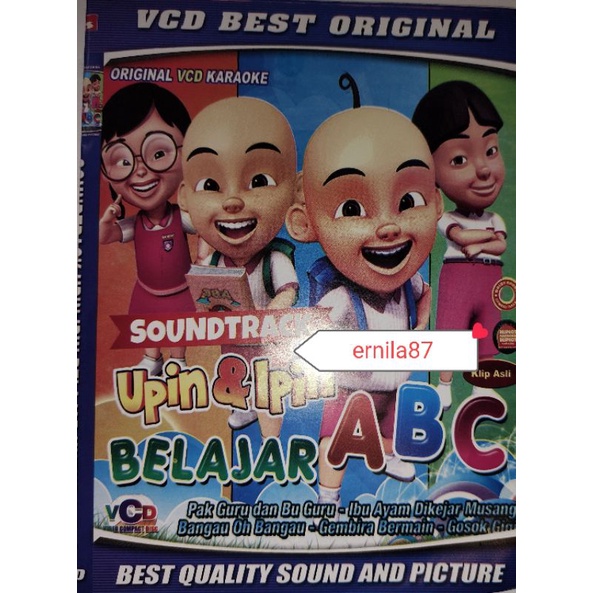 Jual KASET VCD LAGU ANAK UPIN IPIN BELAJAR ABC | Shopee Indonesia