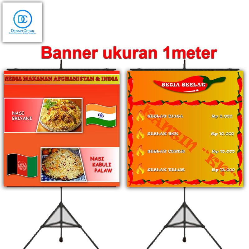 Jual Print Banner 1m custom | Shopee Indonesia