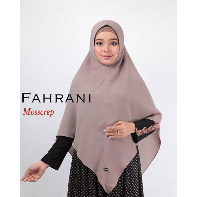 Jual Jilbab FAHRANI ( moscrep 1 helai ) Iva Collection | Shopee Indonesia