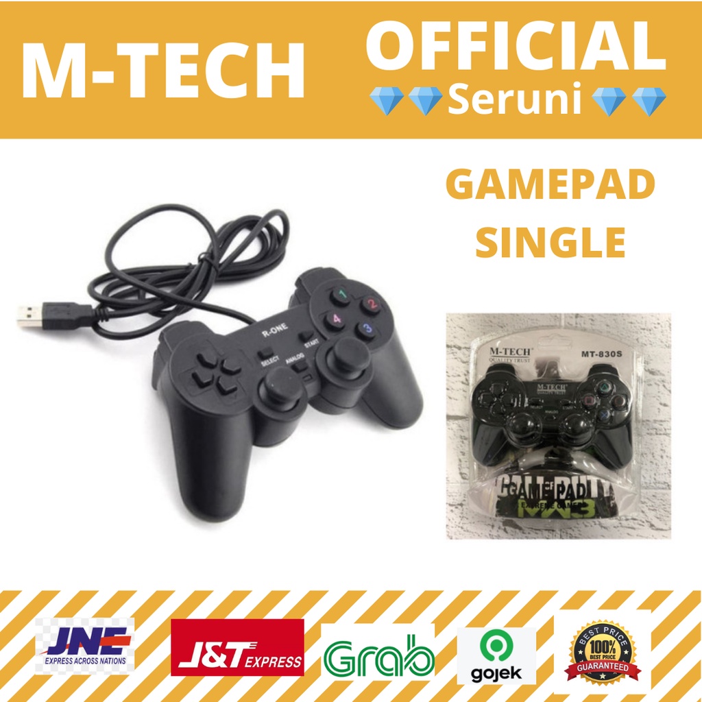 Jual STICK PS USB LAPTOP GAMEPAD PC SINGLE HITAM JOYSTICK | Shopee ...