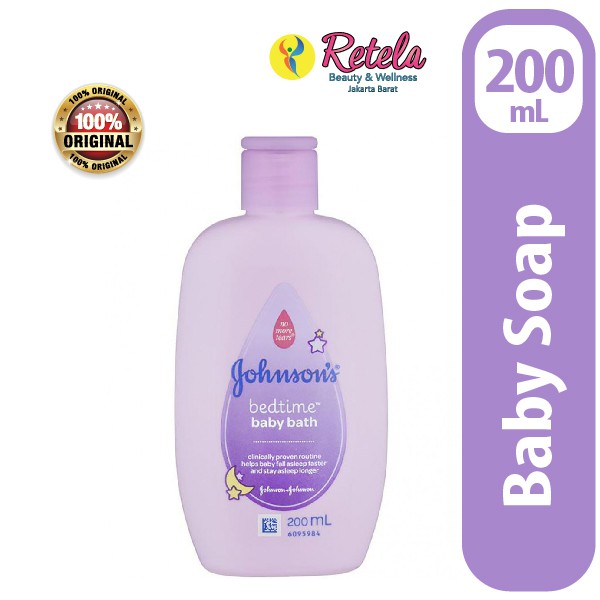 Jual J&J BABY BEDTIME BATH 200ML / SABUN CAIR BAYI #25 | Shopee Indonesia