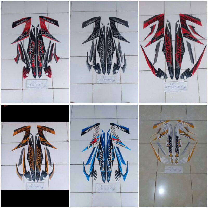 Jual Stiker Sticker Striping Satria Fu 2014 2015 | Shopee Indonesia