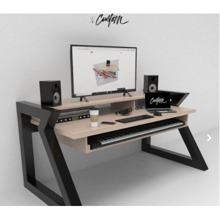 Jual Meja Sound Studio Desk Unik / Meja Game Rog / Meja Kerja/Meja ...