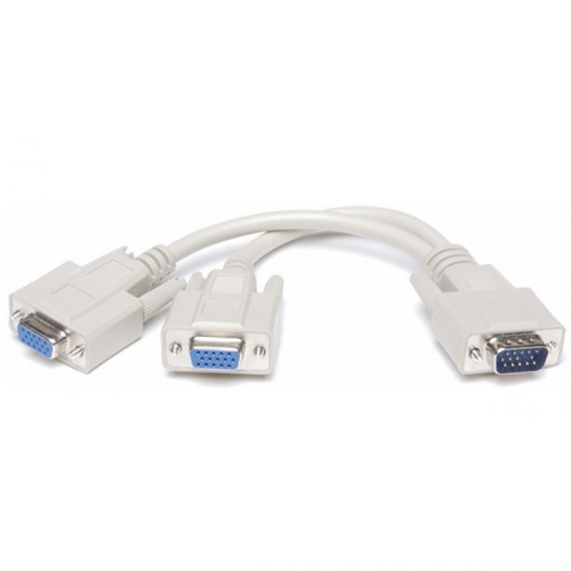 Jual KABEL VGA SPLITTER PERCABANGAN 1 PC 2 MONITOR | Shopee Indonesia