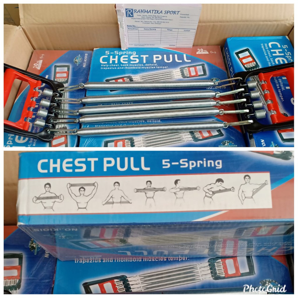 Jual Alat Fitness Gym Chest Pull Per Tarik Melatih Otot Dada Lengan ...